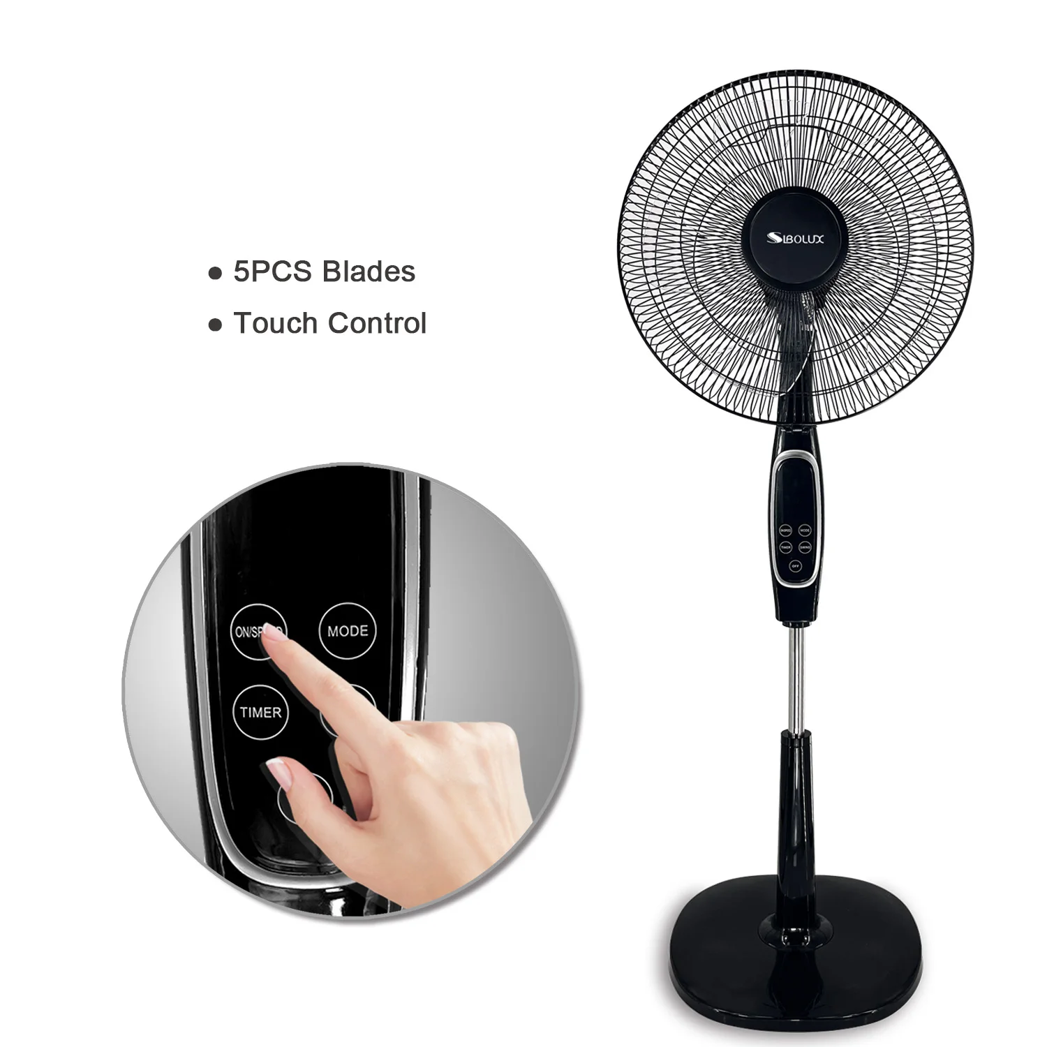 Hot Selling Household 18 Inch Electric Standing Cooling Fan Ventilateur ...