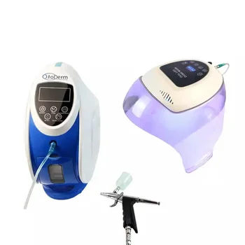 O2toderm Led Dome Pure 98% Oxygen O2 To Derm Oxygen Facial Mask Dome ...