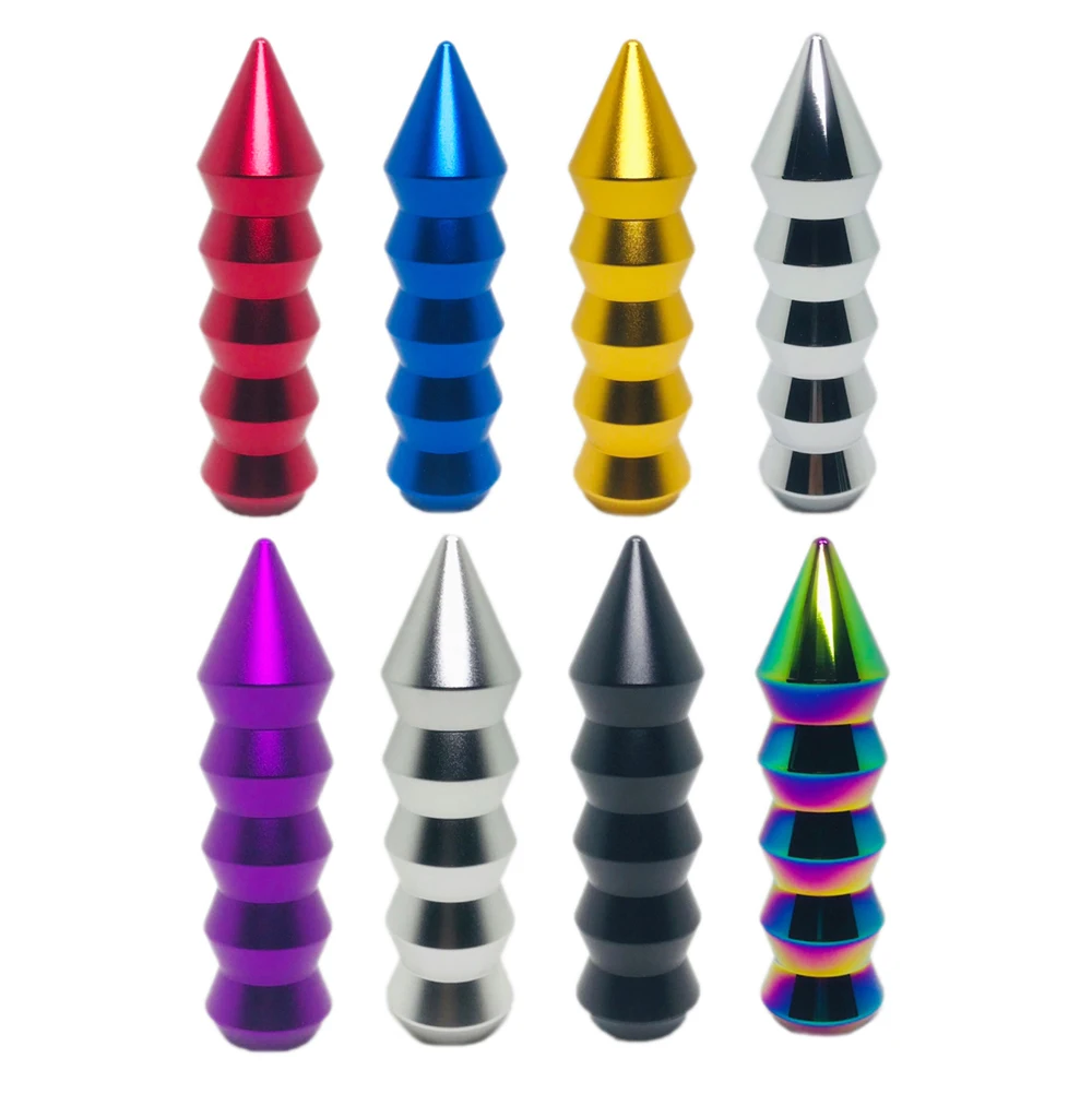 Jdm Universal Aluminum Spike Neo Chrome Shift Knob High-quality Short ...