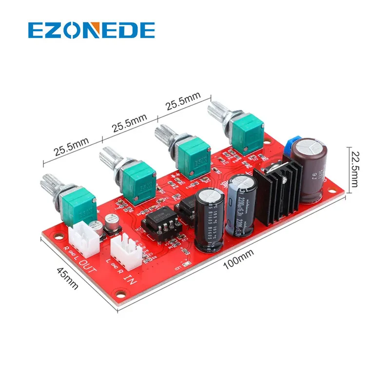 NE5532 Preamp Sound Amplifier Board - HIFI Stereo Control