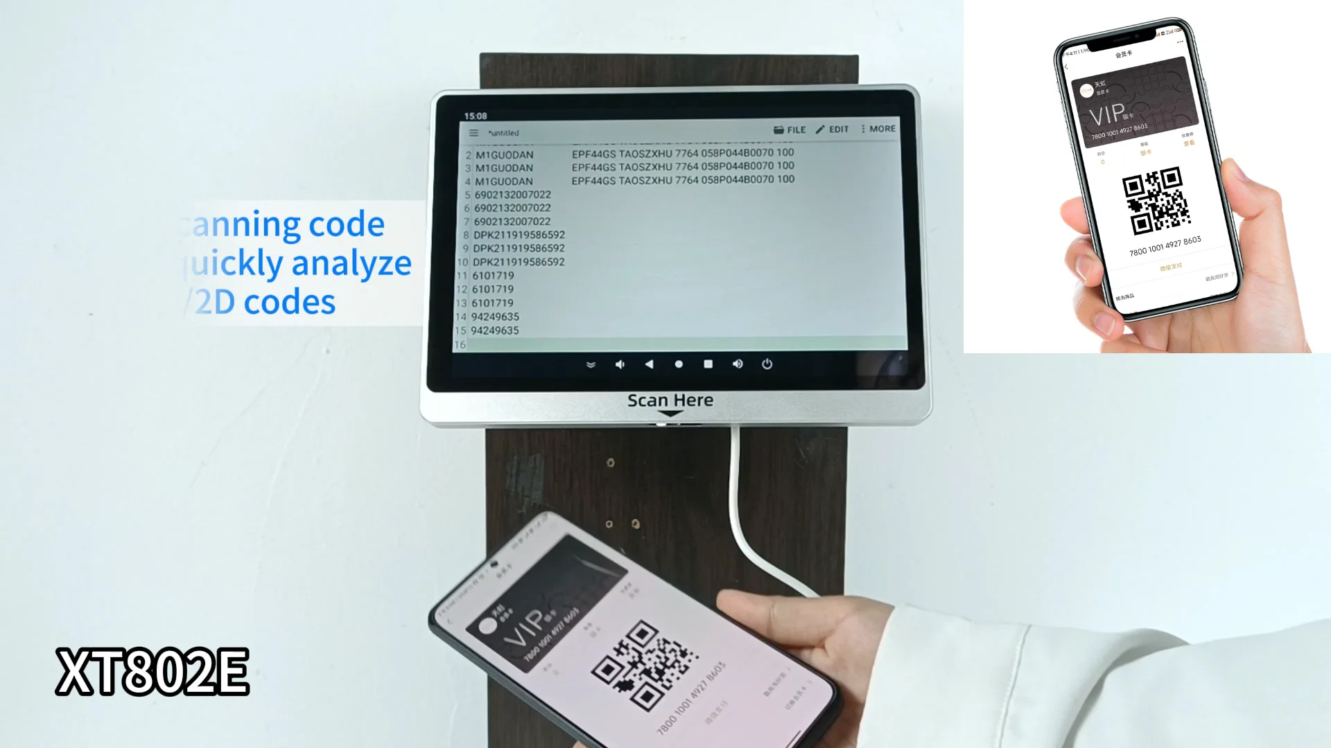 Xt802e Xtiot Price Checker Micro Kiosks Scanners - Buy Xt802e Xtiot ...