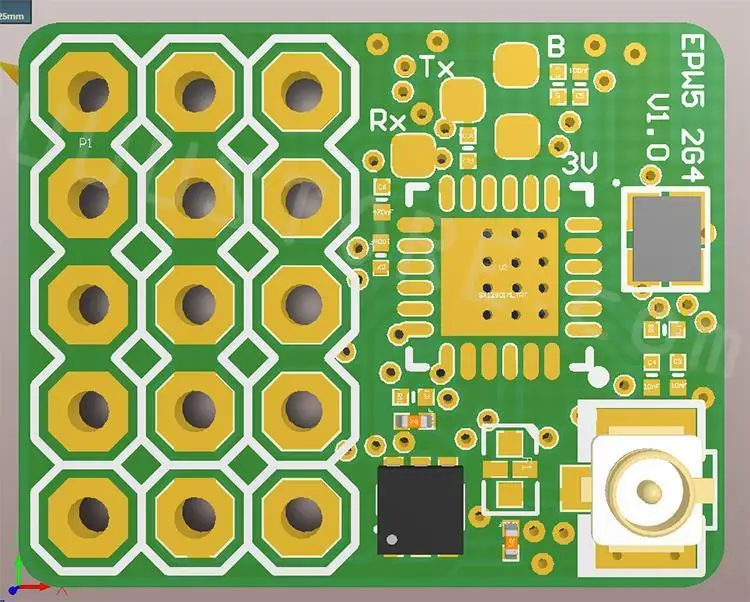 Happymodel EP1 EP2 2.4G ExpressLRS ELRS Nano Long Range Receiver RX for ...