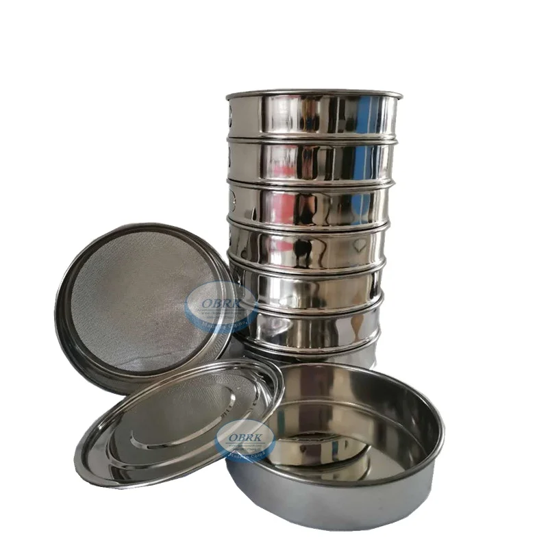 Laboratory Stainless Steel Soil Aggregate Sand Test Sieve Particle ...