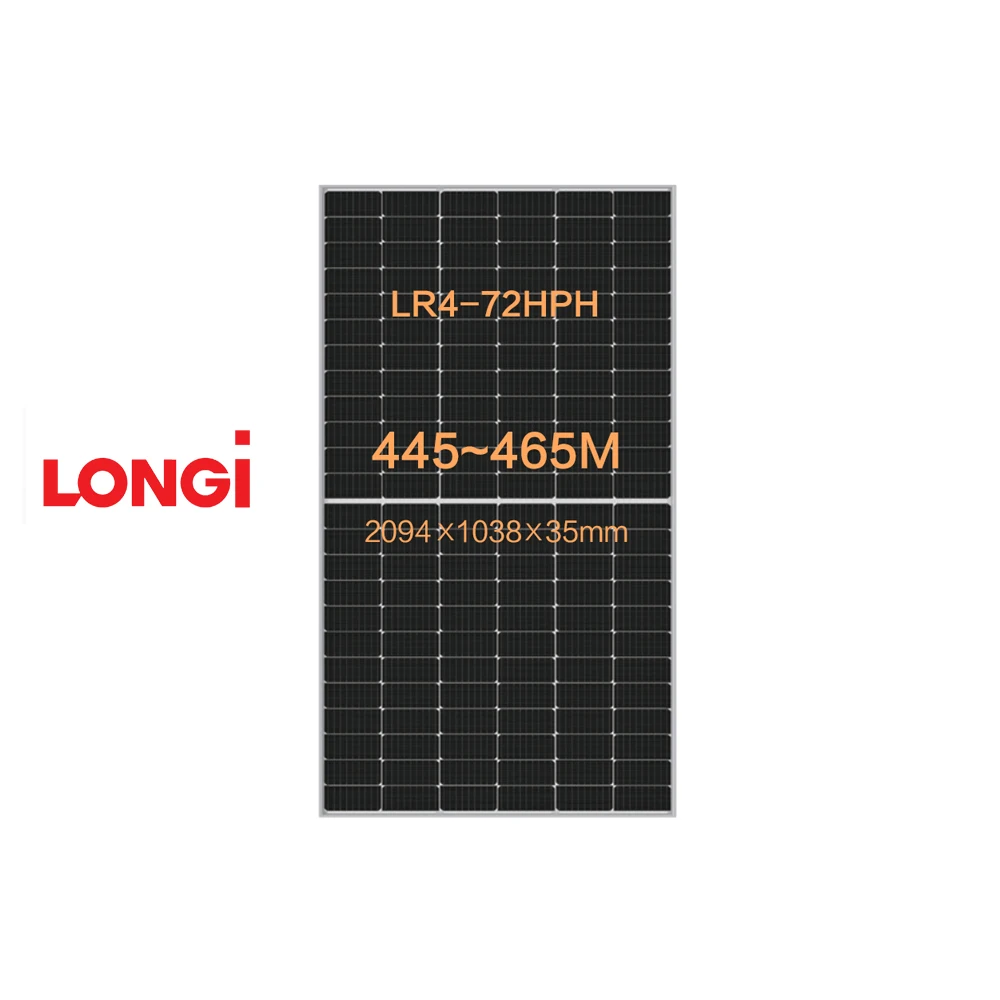 Longi 445-465w Hi Mo 4m Dual Glass Mono Cast Monocrystalline Solar ...