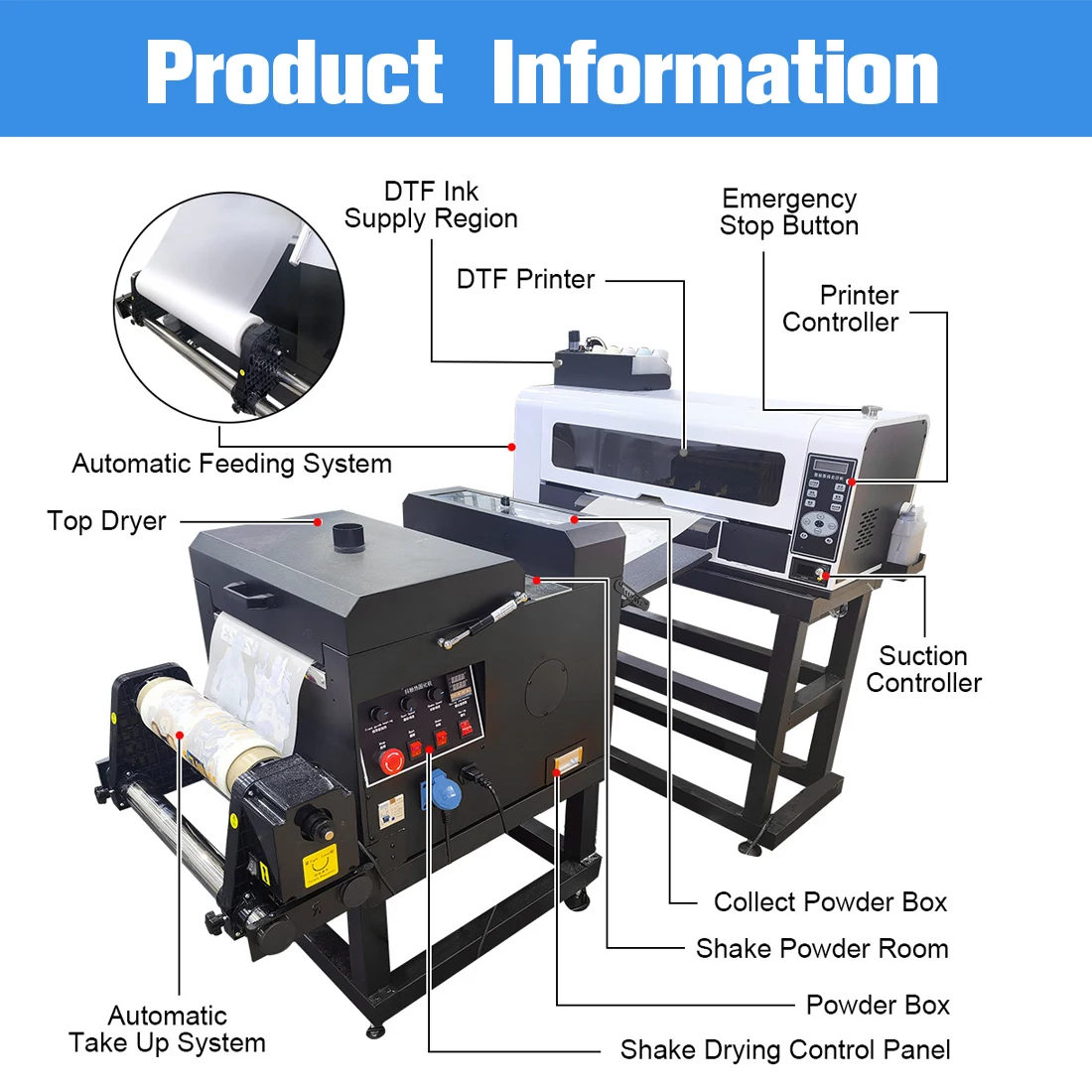 Xingyan Eps Xp600 Dual Head 30cm Digital Control T-shirt Printing Dtf ...