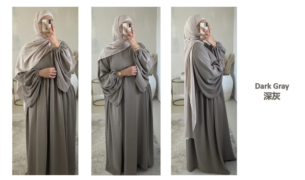 2024 Islamic Muslim Kimono Prayer Abaya Muslim Abaya Middle East ...