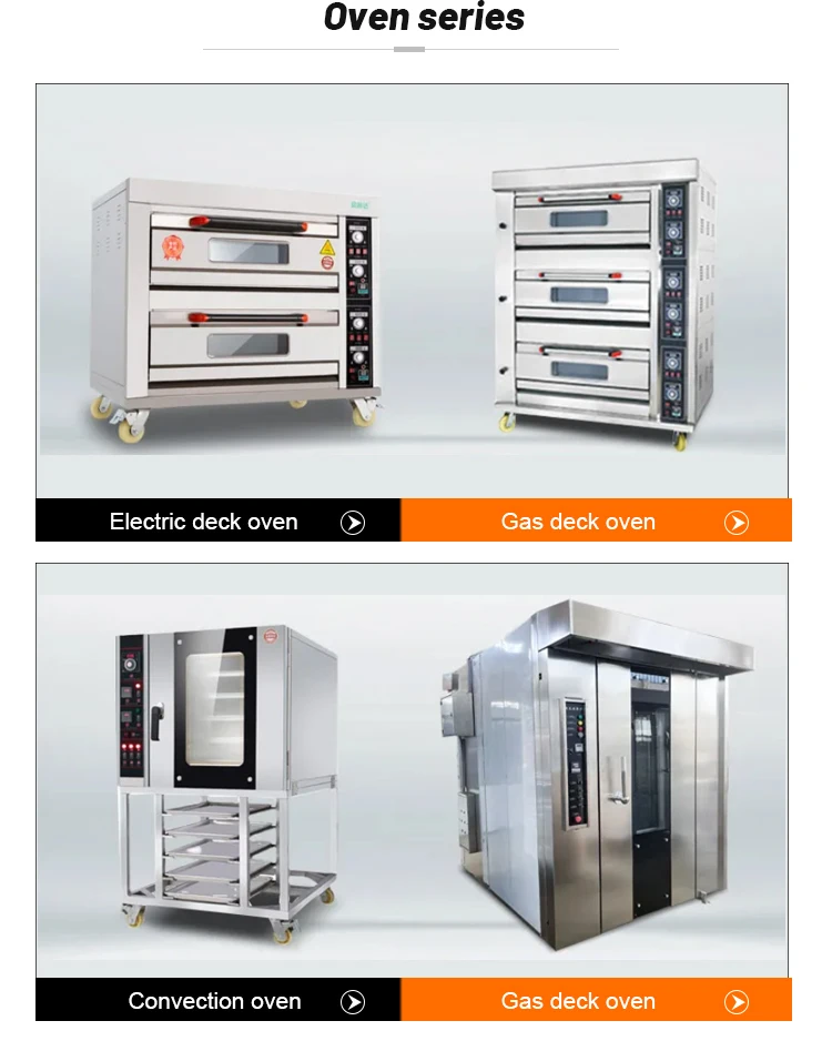 Commercial Baking Equipment Cake Bread 1 2 3 Deck Pizza Bakery For Sale ...