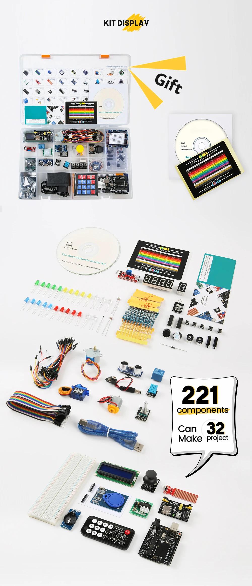 Robotlinking Project The Most Complete Ultimate Starter Kit With Tutorial Compatible With ...