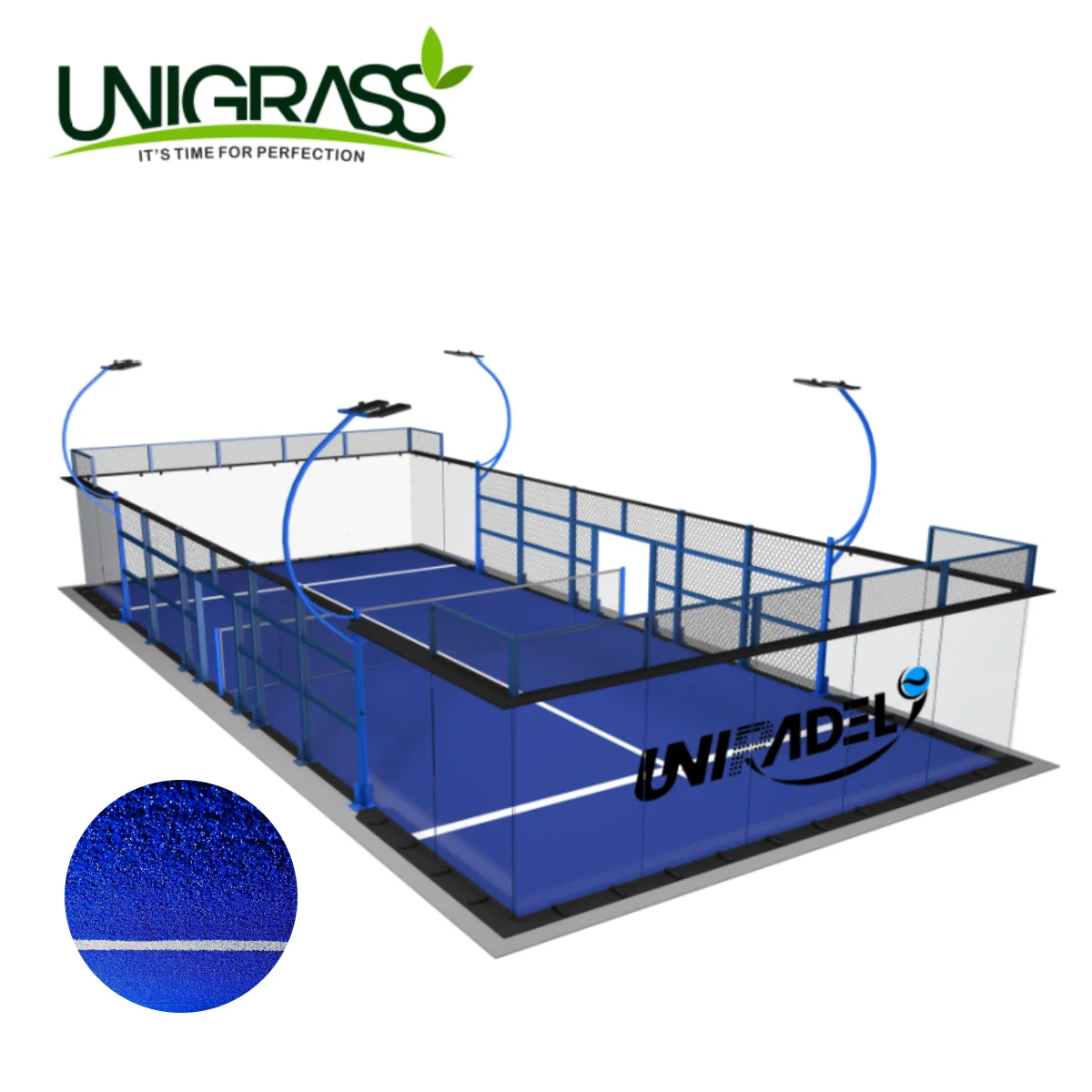Alibaba.com: UNI Panoramic Padel Squash Paddle Tennis Court Equipment ...