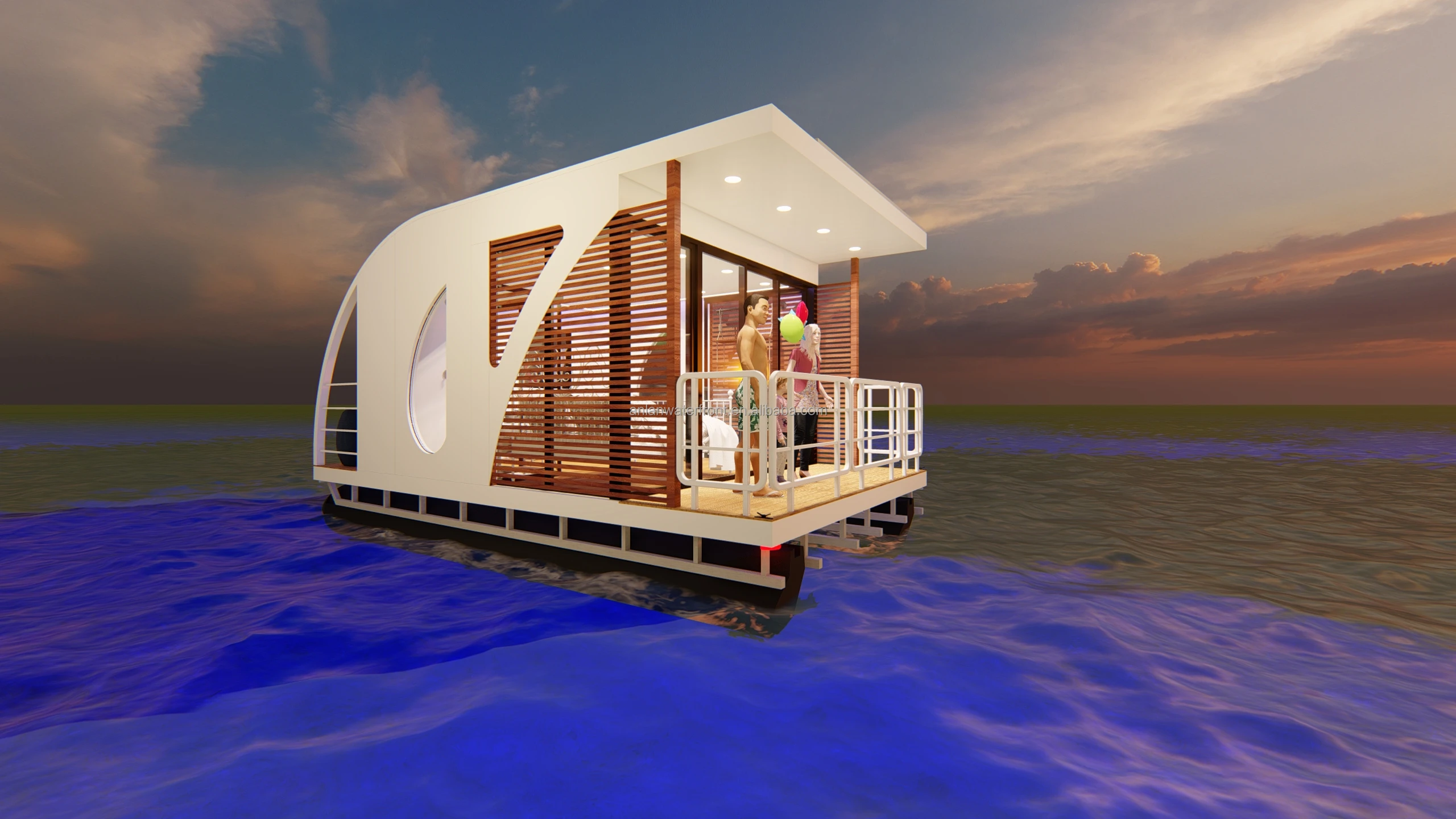 ANLAN Water Villa Houseboat - Floating Luxury & Comfort