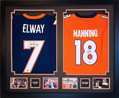Double Jersey Frame - Stylish Display for Sports Fans