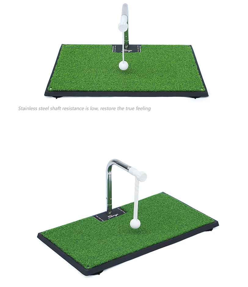 Indoor Golf Strike Pads Golf Swing Adjustable 360 Rotation Non Slip ...
