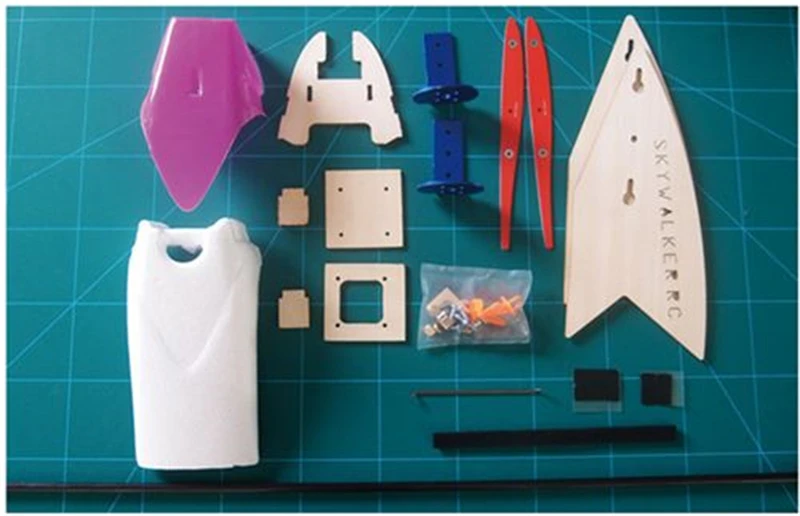 Skywalker Smart 996mm Wingspan Epo Flying Wing Rc Airplane Kit Black ...