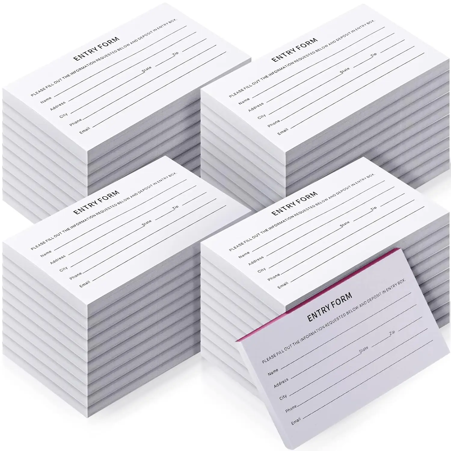 Custom Full Color Printing Enter To Win Raffle Tickets Cards For ...