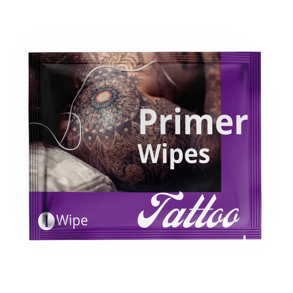 Custom Printing Individually Wrapped Tattoo Primer Wipes for Tattoo Kit ...
