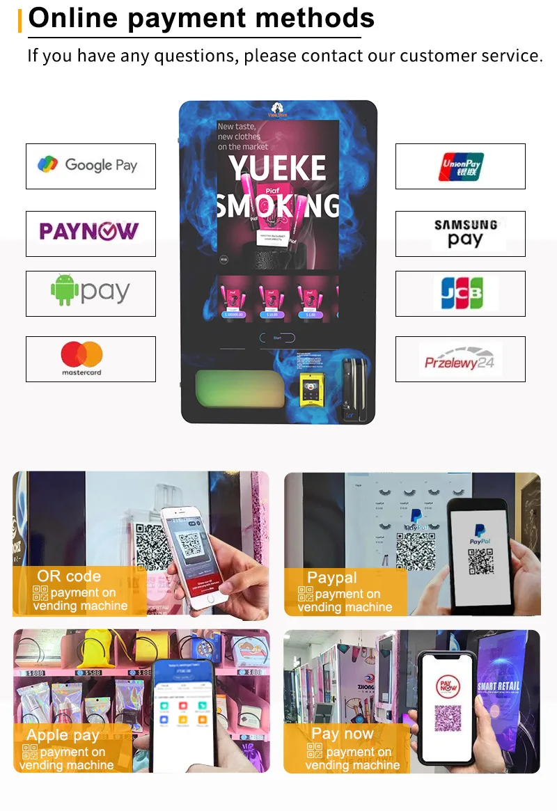 Hot Selling Mini Wall Mount Vending Machine With Id Age Verification ...