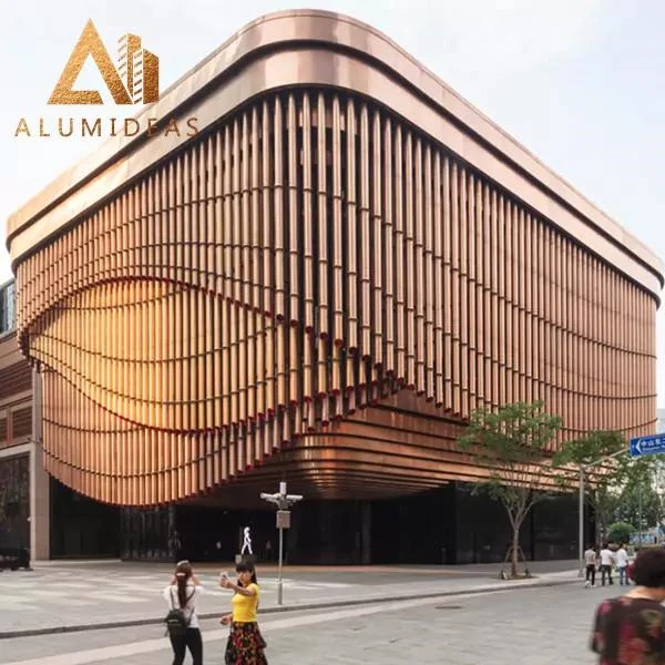 shopping mall curtain wall exterior wall door head fluorocarbon rain ...