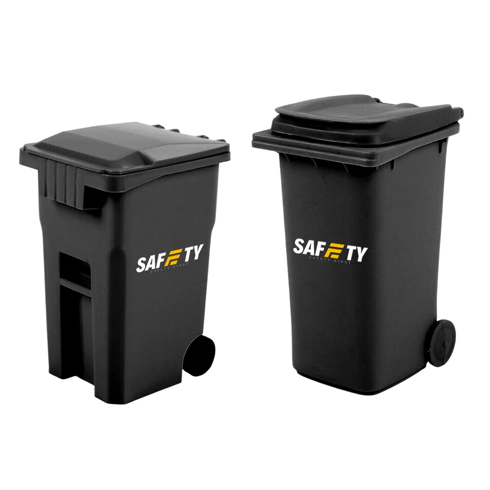 Rectangular Custom Mini Trash Can Toy Desktop Mini Garbage Cans Waste ...