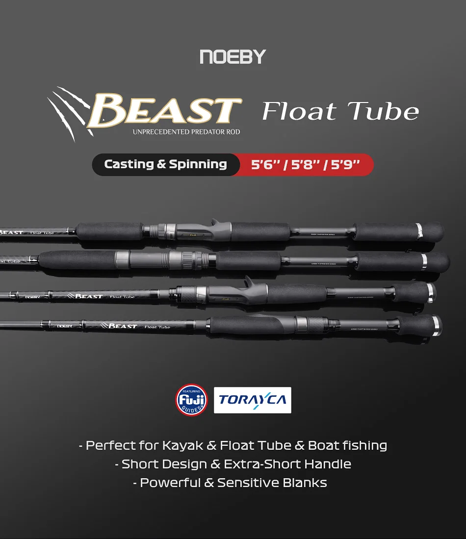 Noeby float tube short large handle