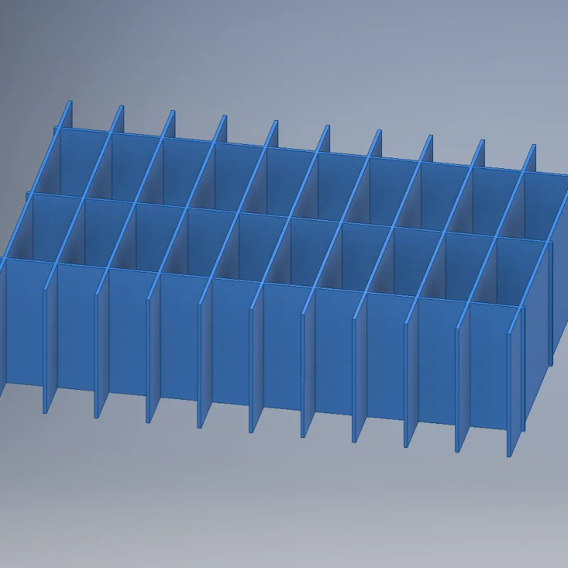 Hollow Board Partition Knife Card, Corrugated Board Turnover Box, Cross ...