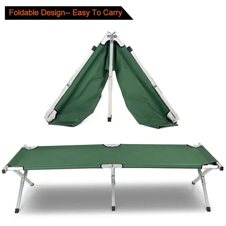 Adjustable Folding Easy Portable Carry Camping Metal Frame Beds ...