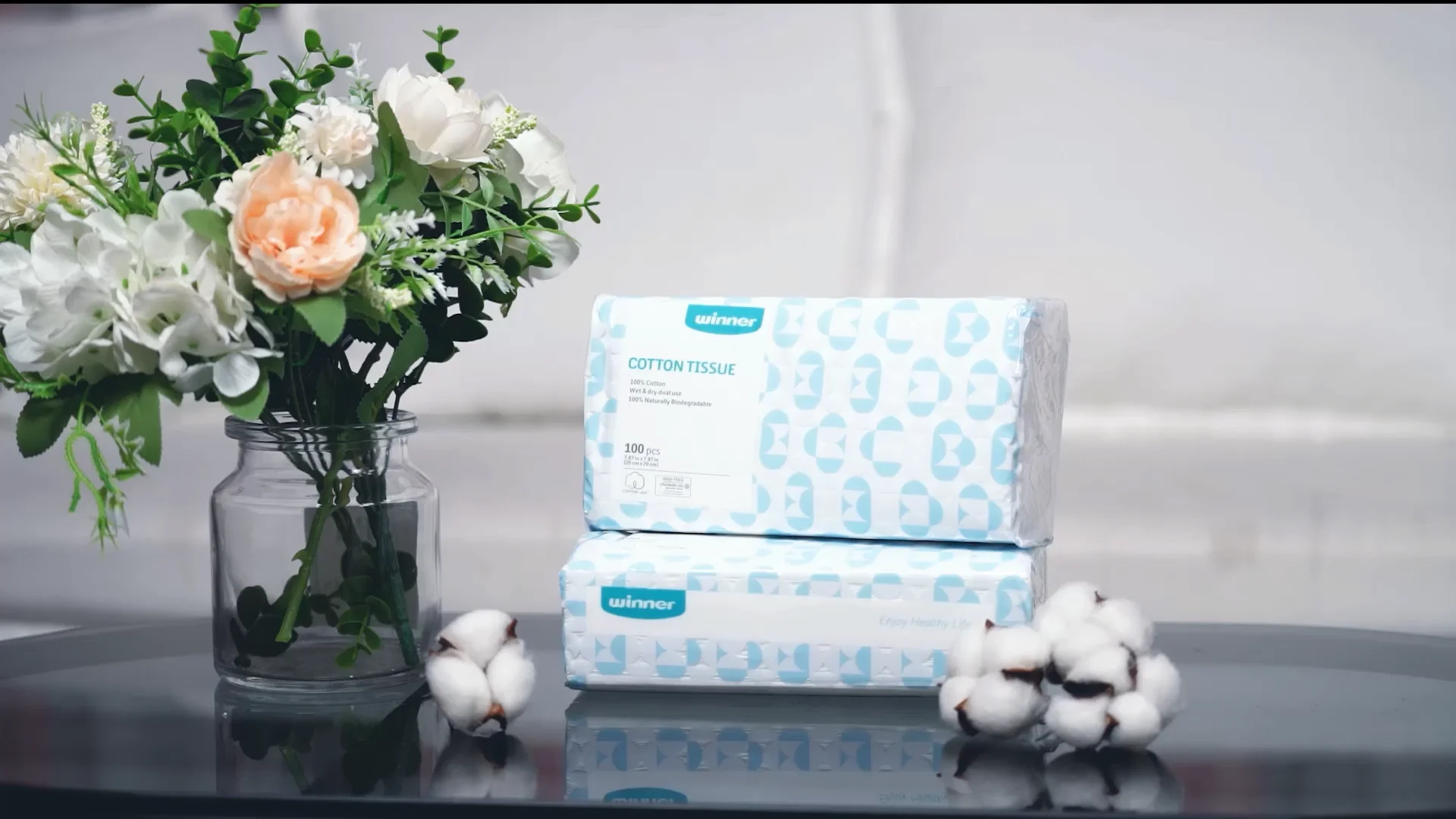 Winner Cotton Towel Makeup Face Cleansing Cotton Tissue Natural Soft ...