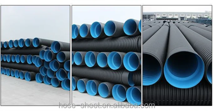 18 12 Inch Plastic Corrugated Culvert Pipe Manufacturer - Buy Double ...