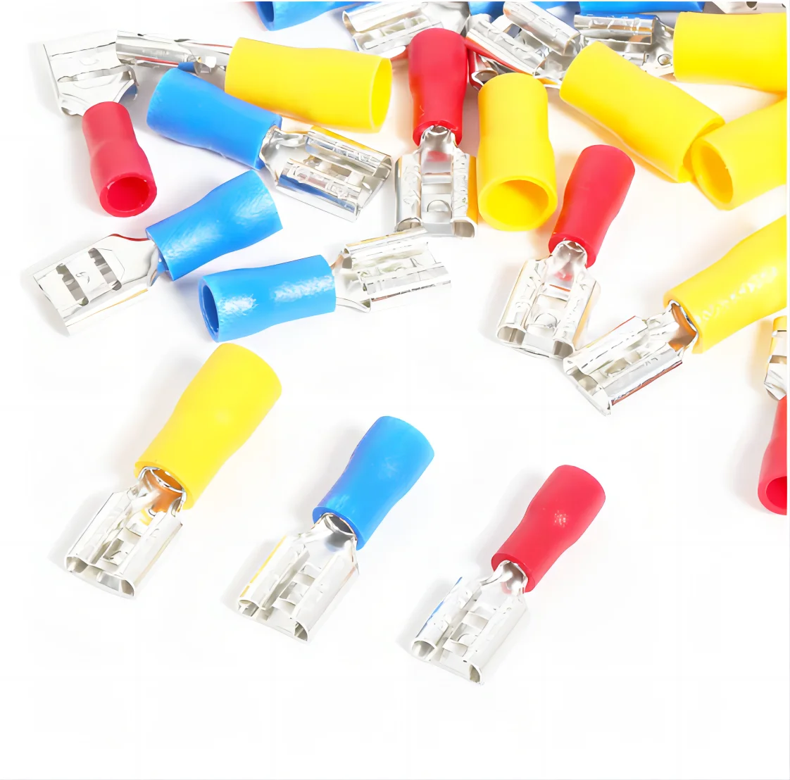 Wire Terminal Insulated Electrical Connectors Assorted Female Crimp ...
