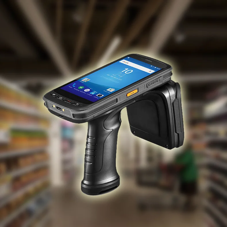 Android Mobile Long Range 1d 2d Barcode Scanner Uhf Rfid Handheld Reader - Buy Android Mobile ...