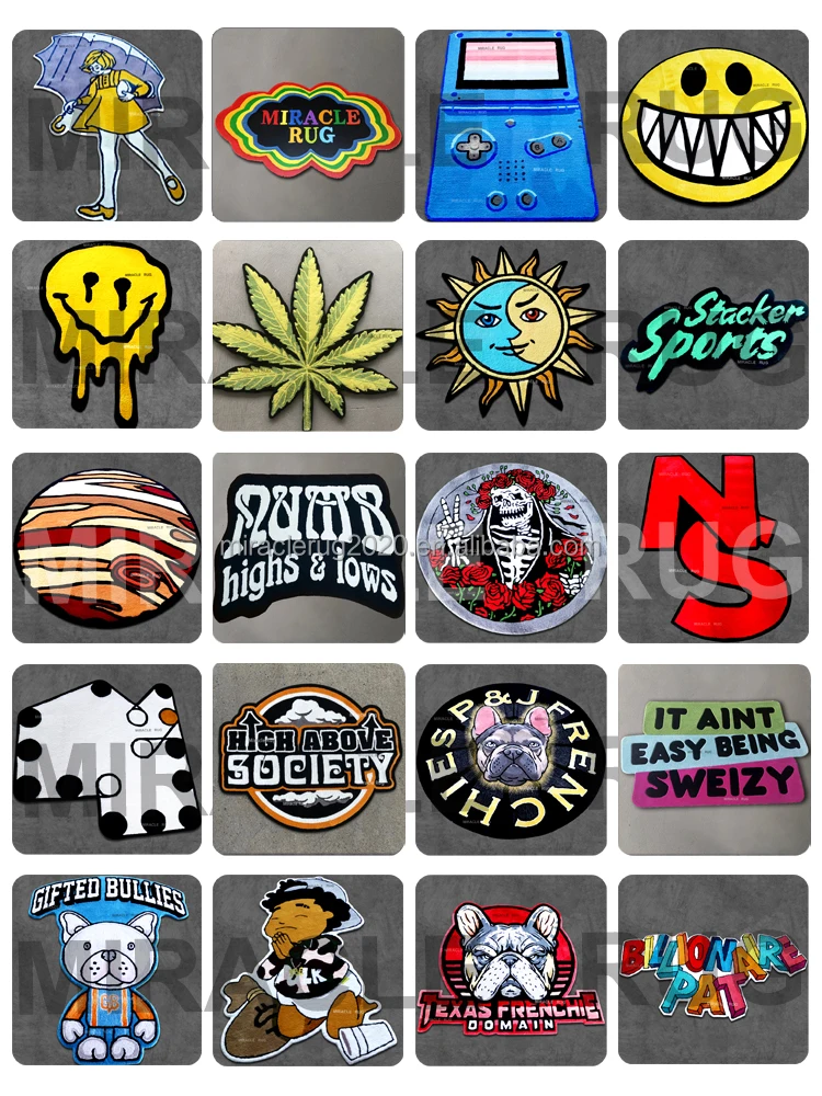 Area Rugs Modern Cd Pattern Design Printed 3d Customized Printing Disc ...