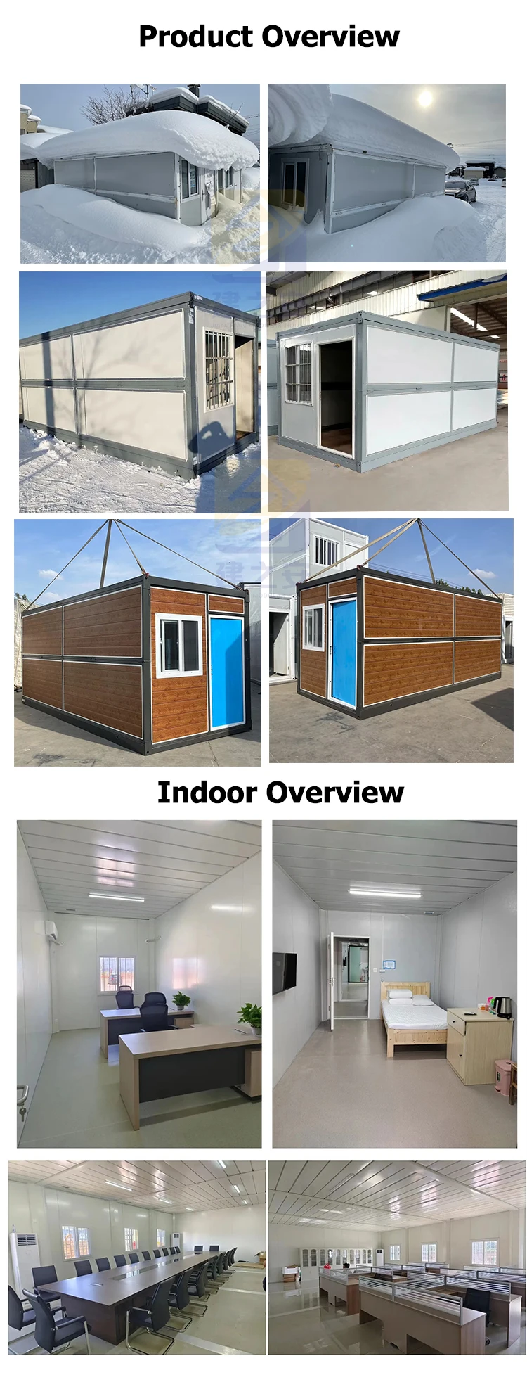 20ft Factory Prefab Casa Modular Foldable Container Kit Houses Tiny ...