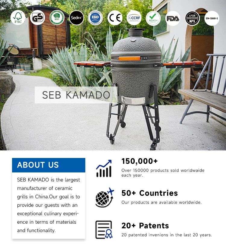 SEB Ceramic Chicken Holder - Perfect for Beer Can Chicken