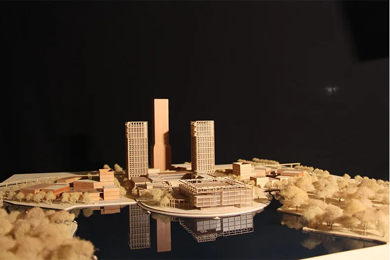 House Model/architectural Maquette/ Miniature Models With Landscape ...