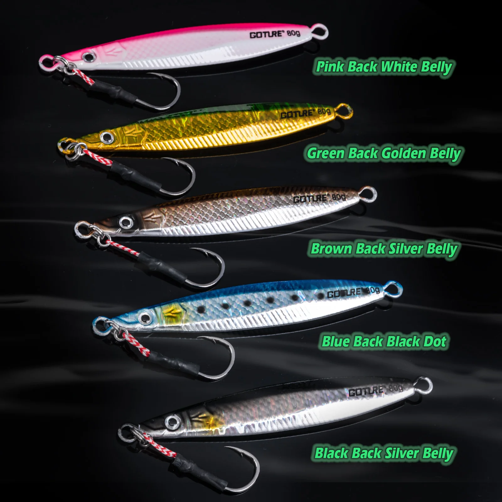 80g 150g 200g Slow Pitch Jigging Lure Fishing Jigbait - Buy Jigbait ...