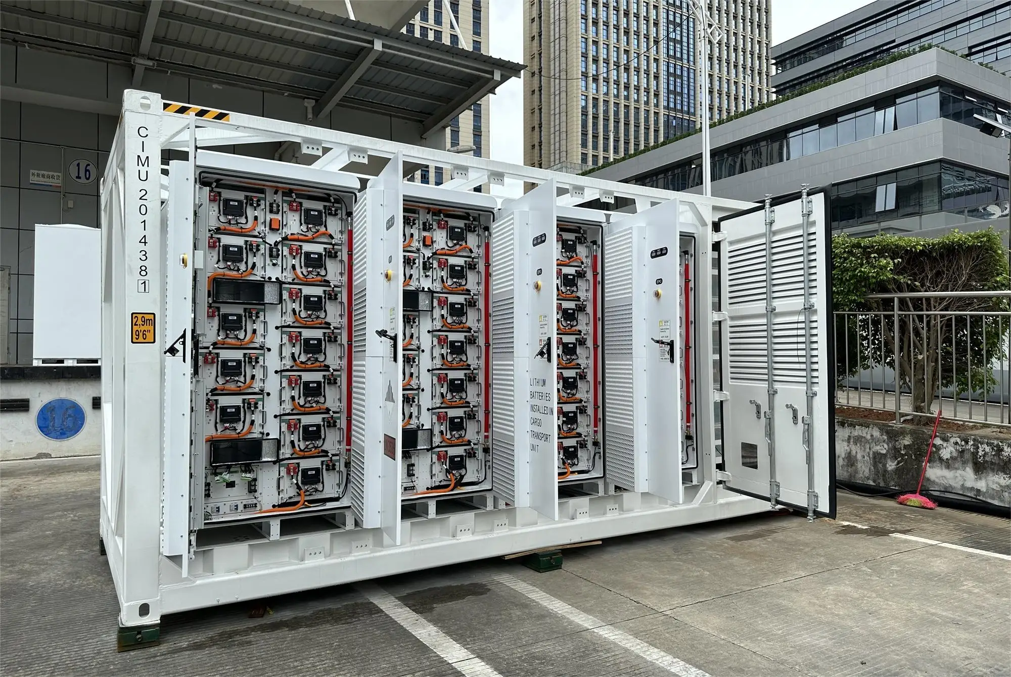 Large Scale Battery Container Bess Commercial Containerized Battery ...