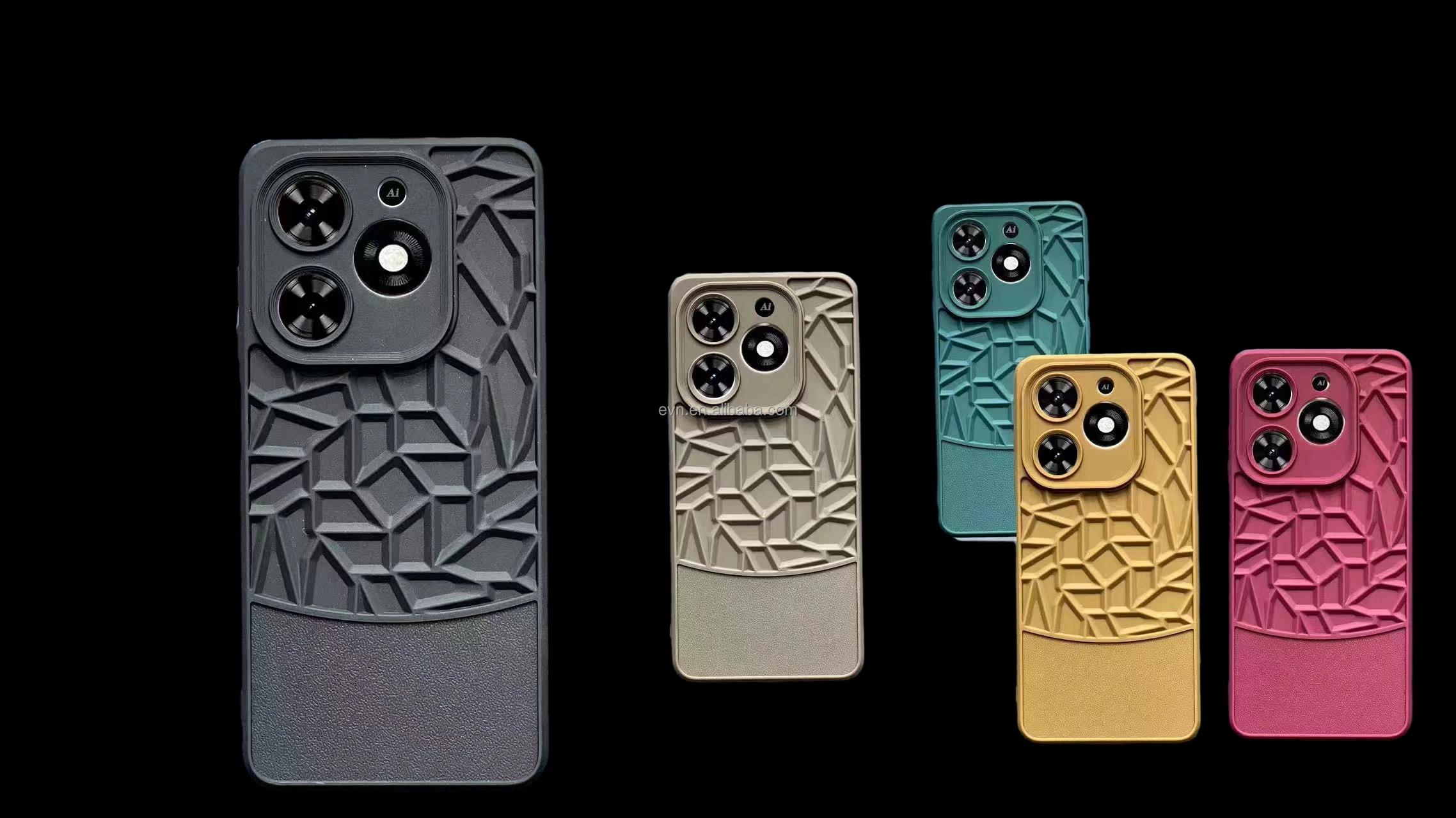 Solid Color Tpu Shockproof Mobile Phone Case For Itel Samsung Galaxy ...