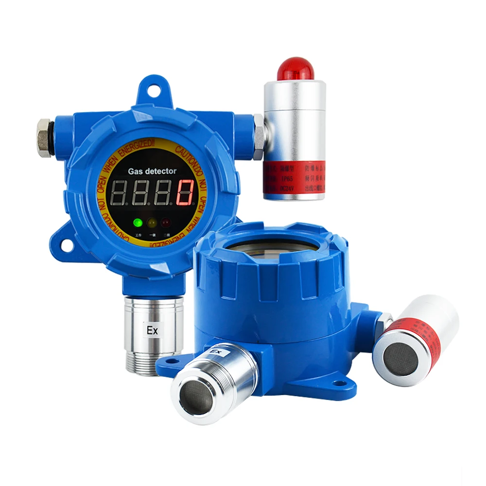 Water treatment chlorine gas sensor RS485 Modbus cl2 gas leak alarm ...