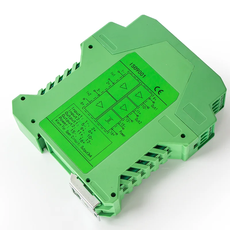 BSR Din Rail Temperature Transmitter Pt100 PT1000 to 4-20ma Converter 0 ...