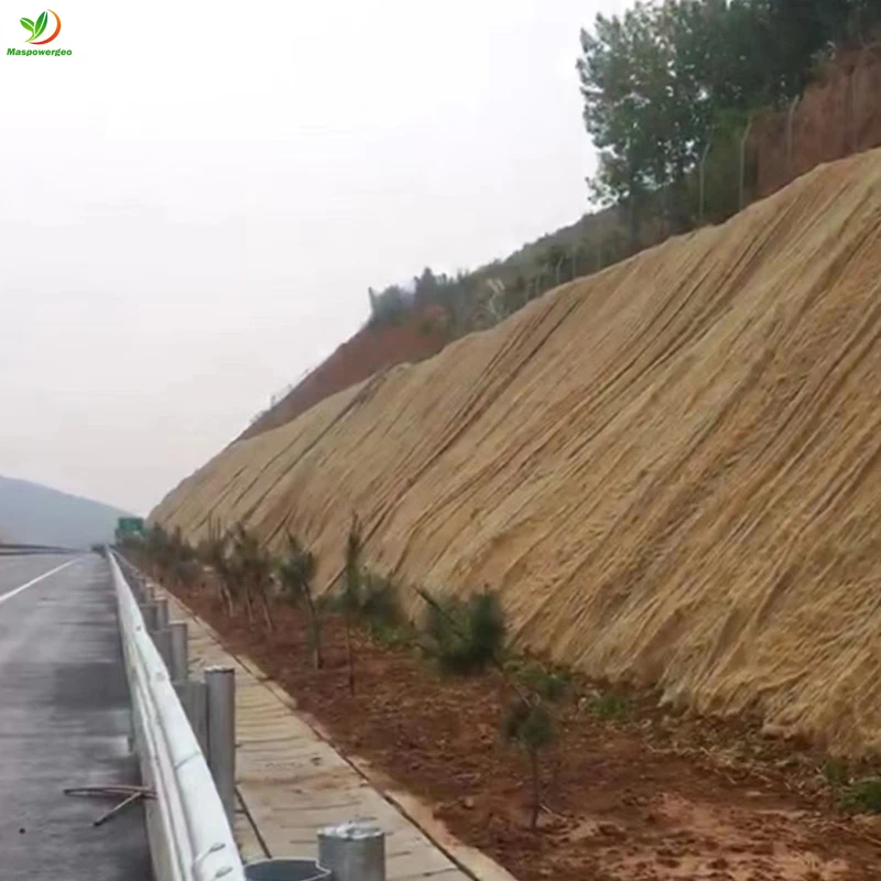 Coir Mats for Slope Protection & River Bank Erosion Control