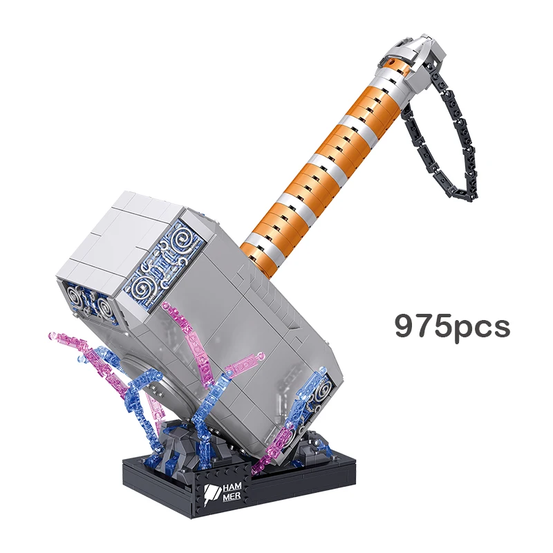 Zhegao Moc Creative Mini Block Construction Toys Heroes Battle Hammer ...