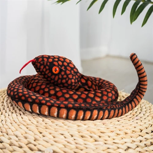 Giant Snake Plush - Realistic Stuffed Animal Toy