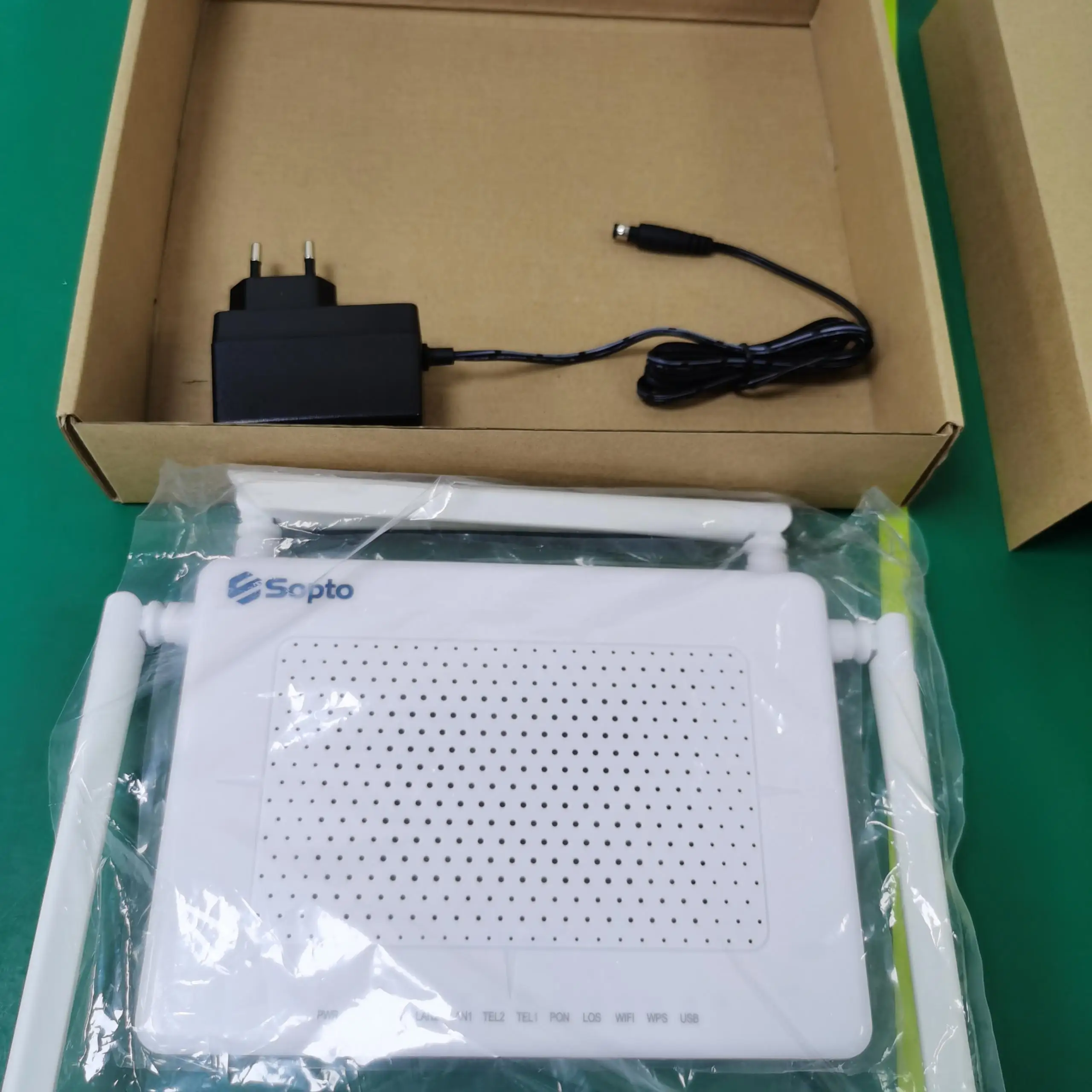 Sopto Onu Ont Gpon 1 Ge+1 Fe+catv Port With Agc Support Odm 2.4g Wifi ...
