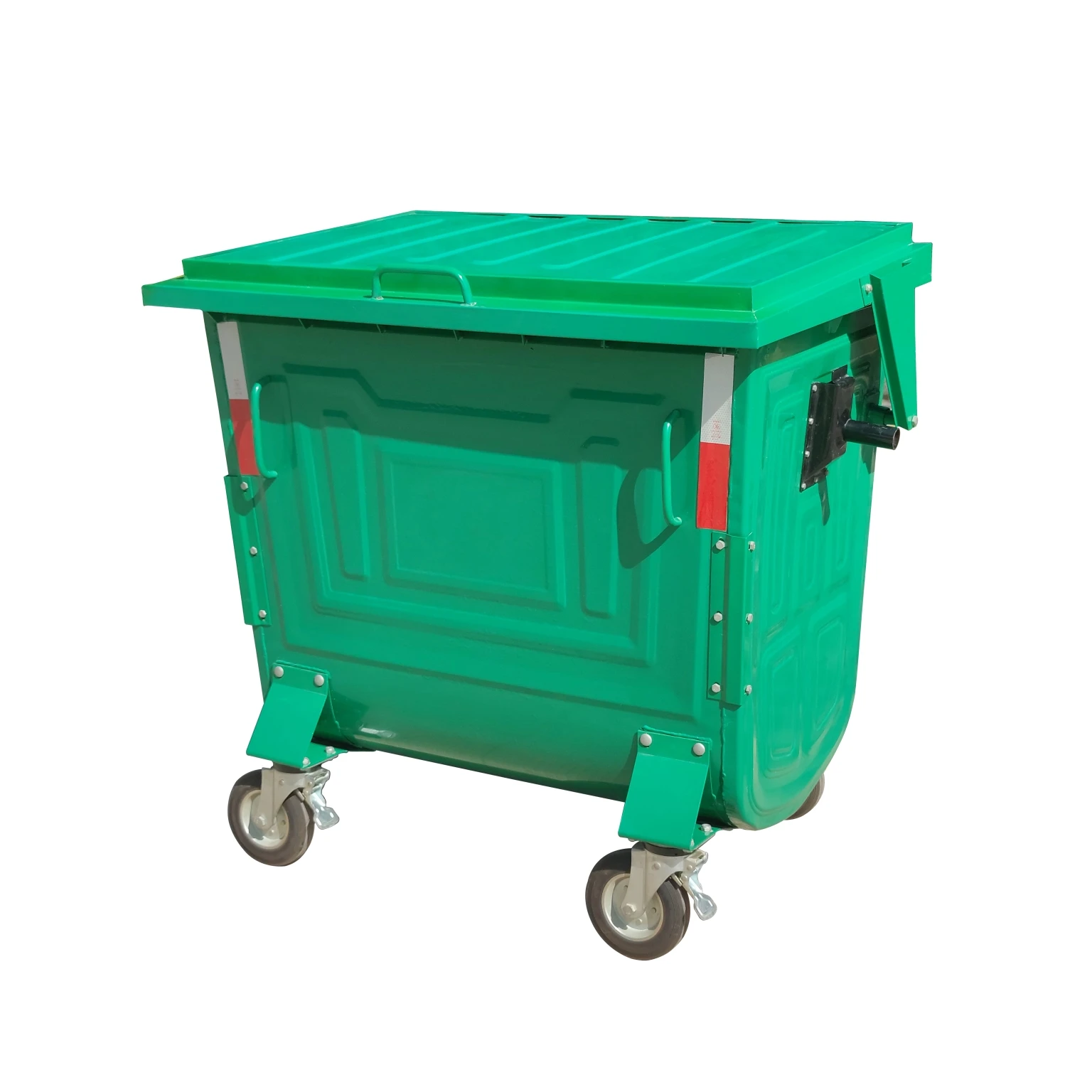 770l Galvanized Metal Garbage Waste Bin Trash Can - Buy Waste ...