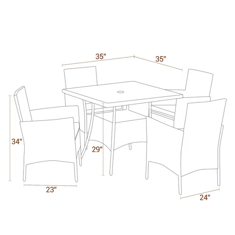 Altovis Outdoor Patio Wicker Furniture - Durable & Stylish