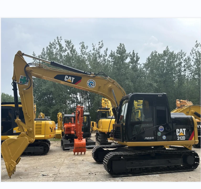 Used Excavator 12 Tons Caterpillar 312D Japanese Original Track Type ...