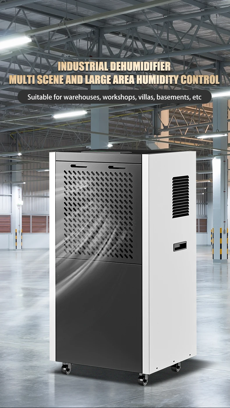 Warehouse Industrial Storage Facilities Moisture Removal Floor Stand ...