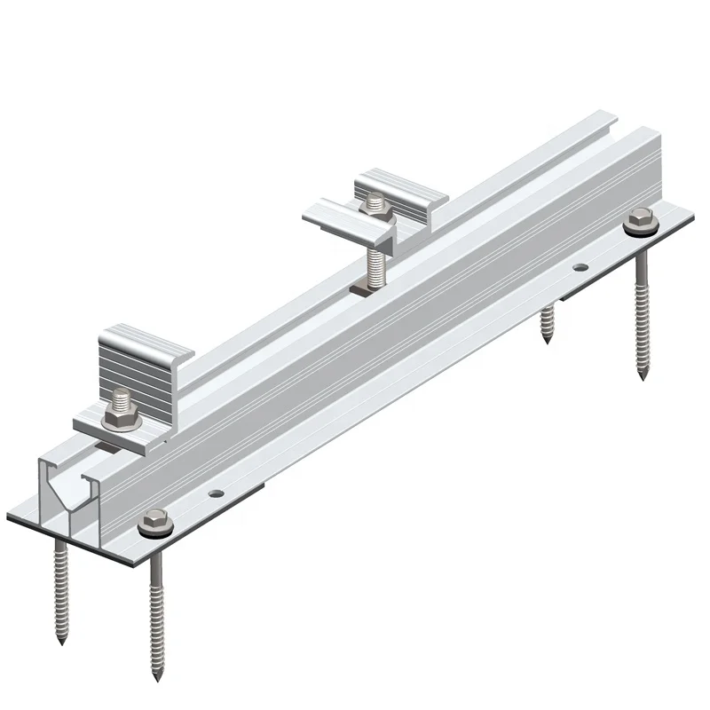 Roof Solar Racking Mini Rail Clamp Solar Panel Mounting Structure - Buy ...