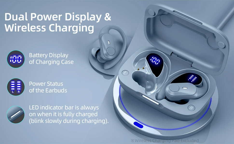 OEM T60 Earphones - Wireless Stereo Earbuds with IPX-7 Waterproofing
