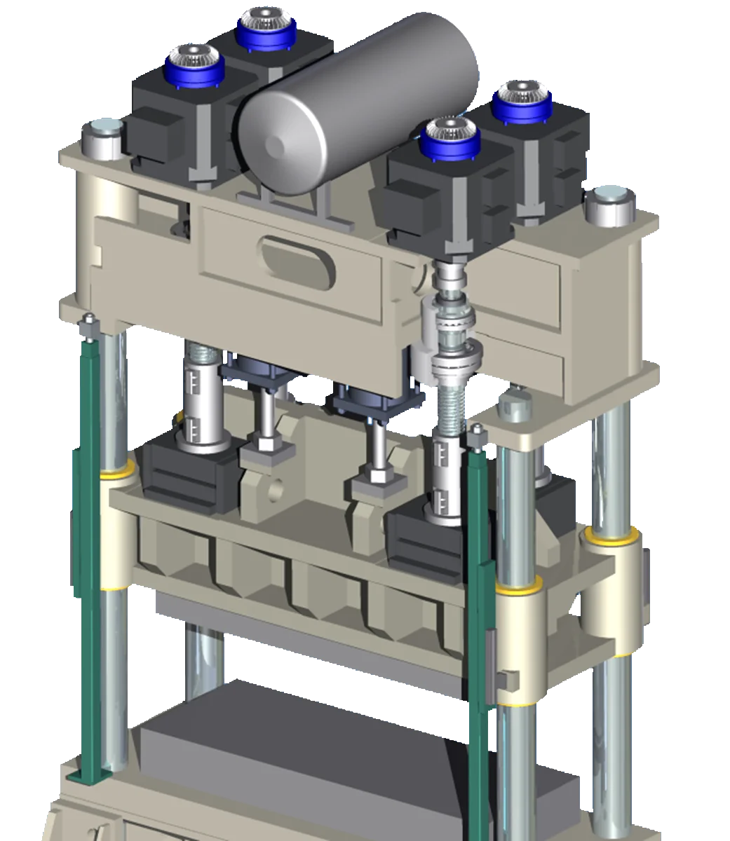 Japanese Servo Press Machine For Mass Production Of Metal Parts With ...