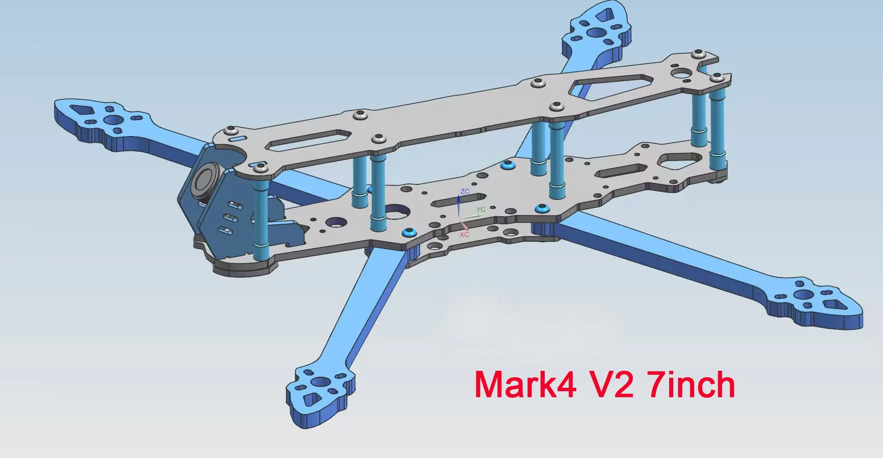 Mark4 V2 Mark 4 Drone Frame 7inch 295mm/8inch 367mm/9inch 387mm/10inch ...